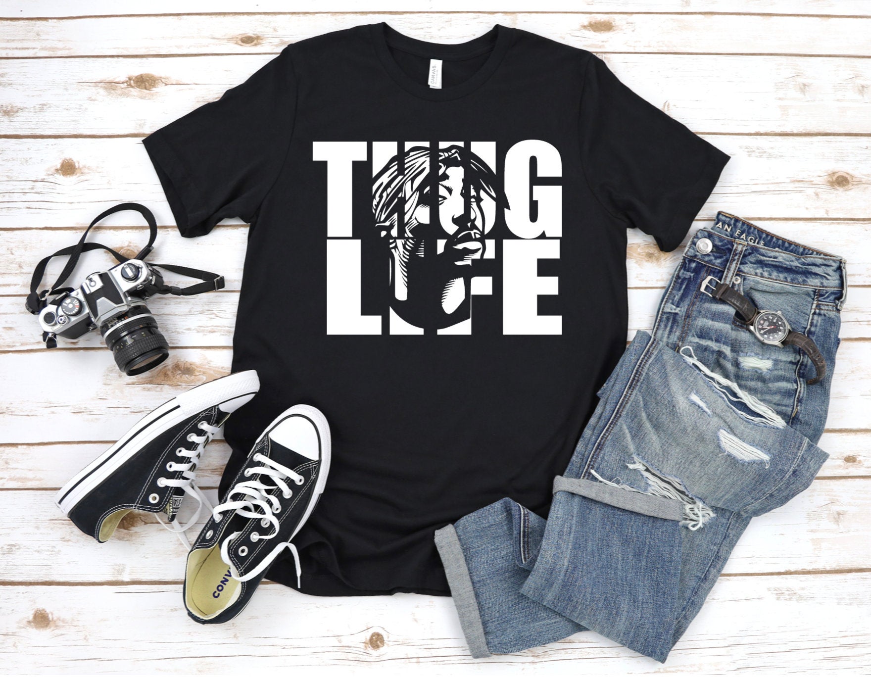 Thug Life Shirt, Tupac Shirt, 2pac, Thug Life Tupac, 2pac Thug Life ...
